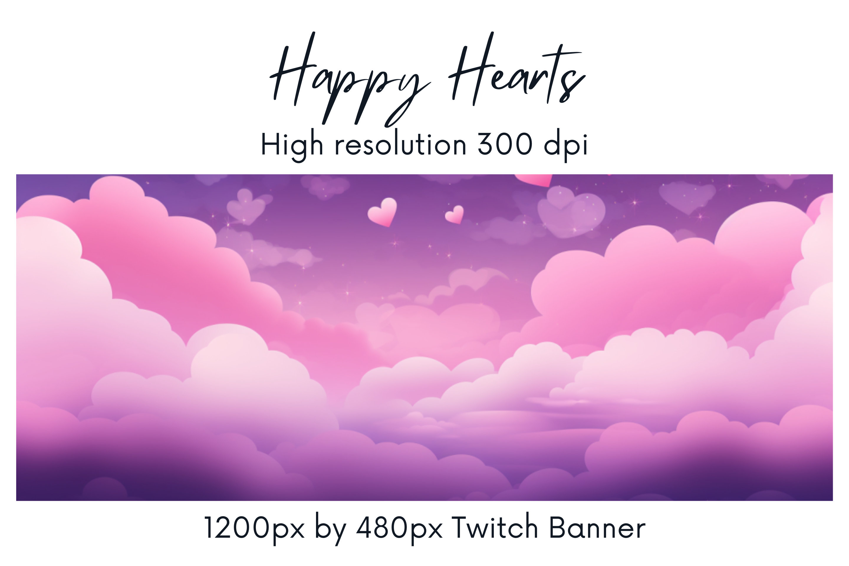 Cute Twitch Banner Twitch Background Twitch Profile - Etsy