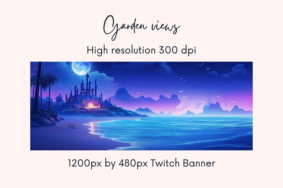 Cute Twitch Banner Twitch Background Twitch Profile - Etsy