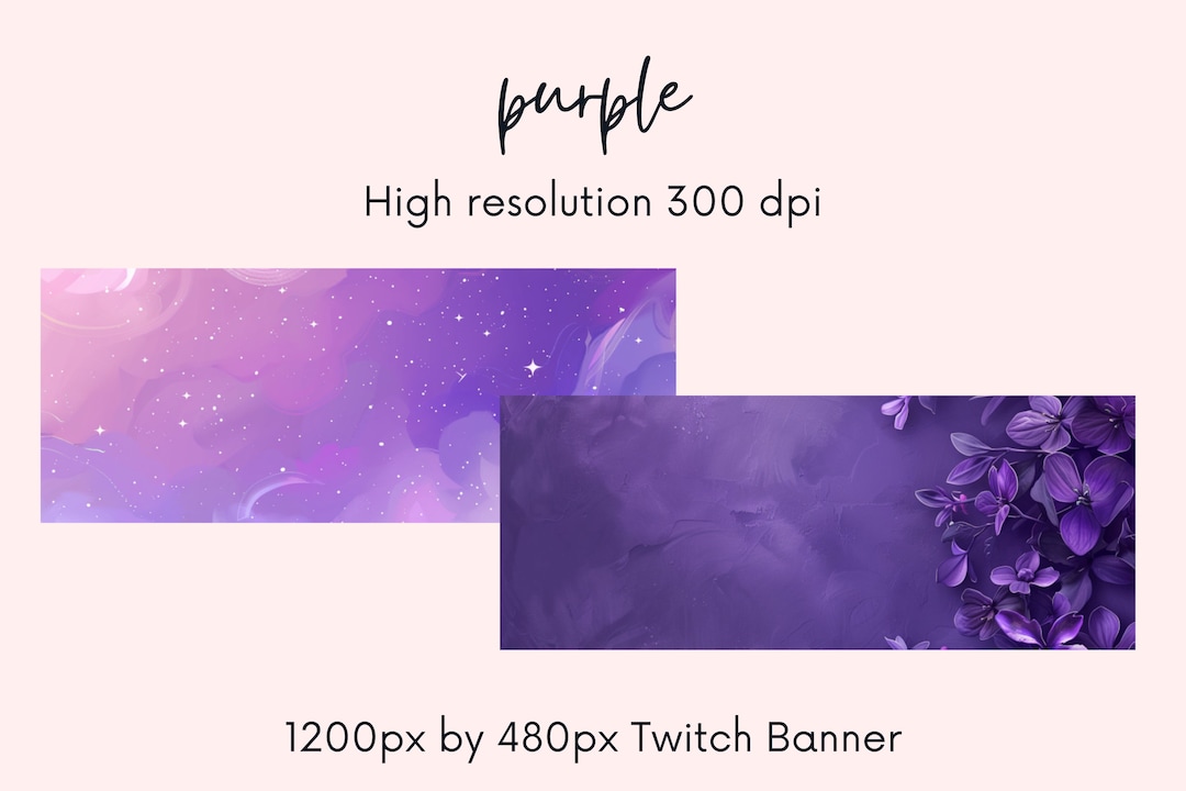 Purple Twitch Banner Twitch Background Twitch Profile thunderstormy ...