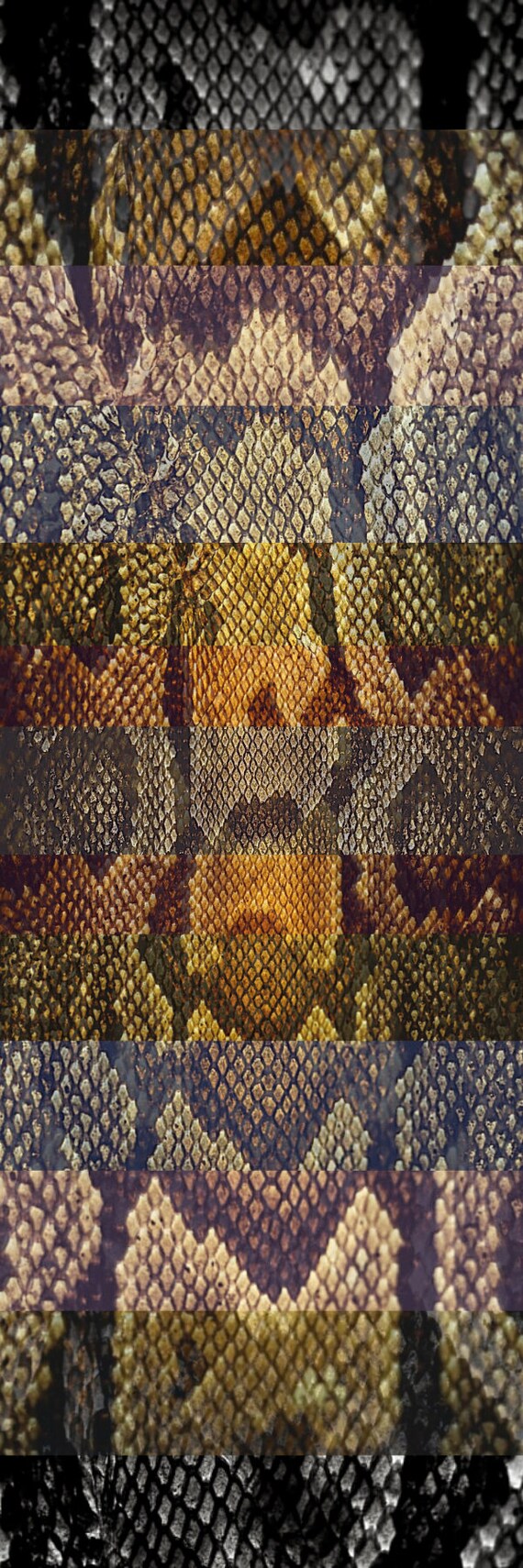 Snake Skin Design/visuals Package 1 Printable Bookmark Set | Etsy