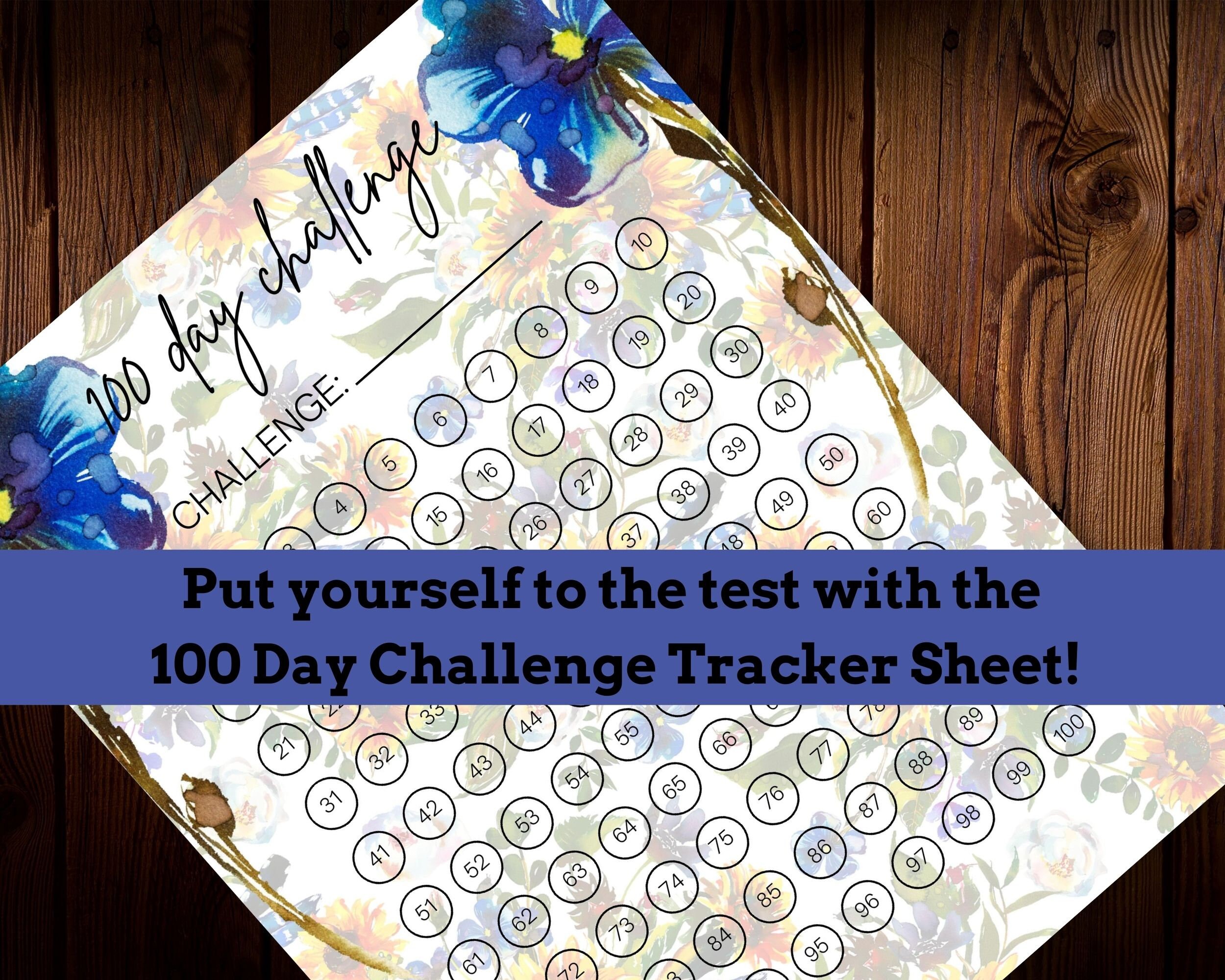 Sunflower Habit/goal Tracker Bundle - Etsy