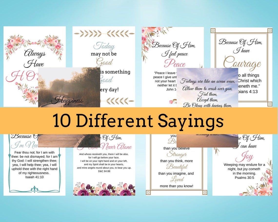 Encouragement Cards Bundle A/inspiring and Positive Notes/printable ...