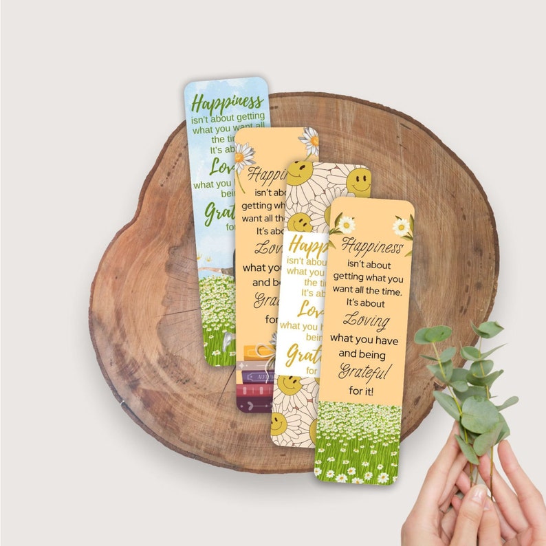 Happiness Quote Bookmark | Motivational Quote | Happy Print | Choose ...