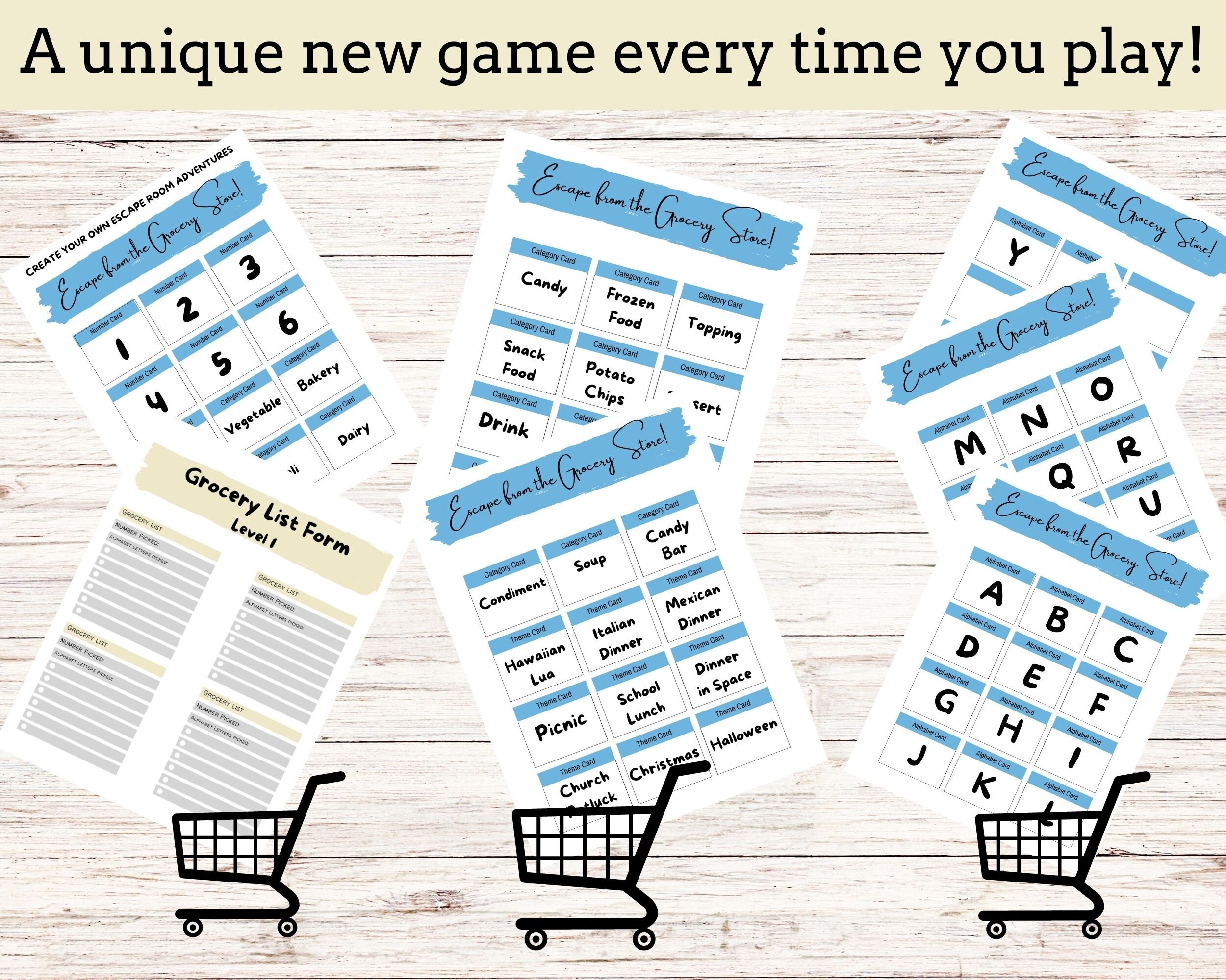 Printable Date Night Escape Room Family Game Night Escape Room Game ...