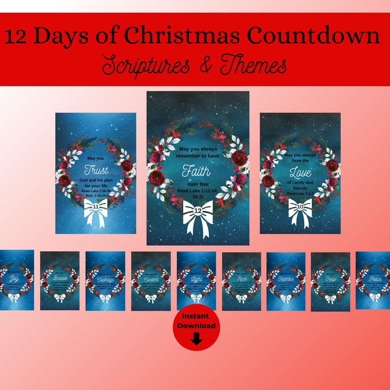 12 Days of Christmas - Etsy