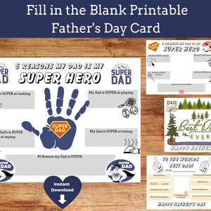 Fathers Day Printable Coloring Page Printable All About Dad Fill in ...