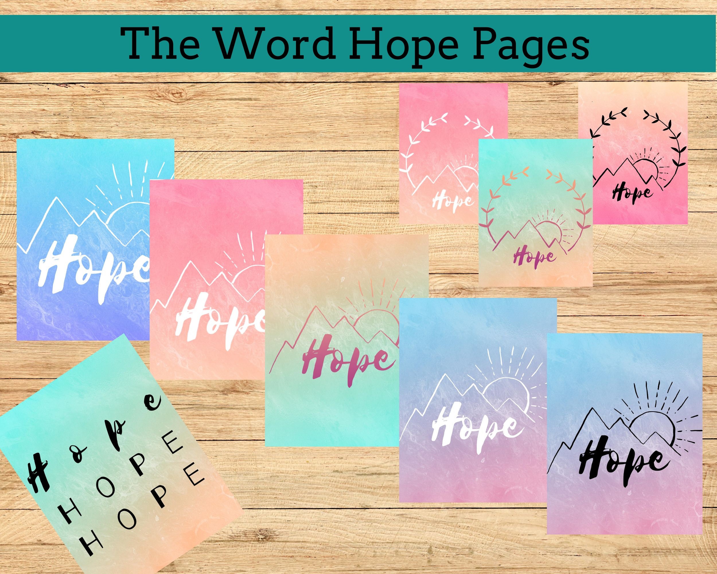 Hope Notes/inspiring and Positive Notes/printable Hope Signs/lds ...