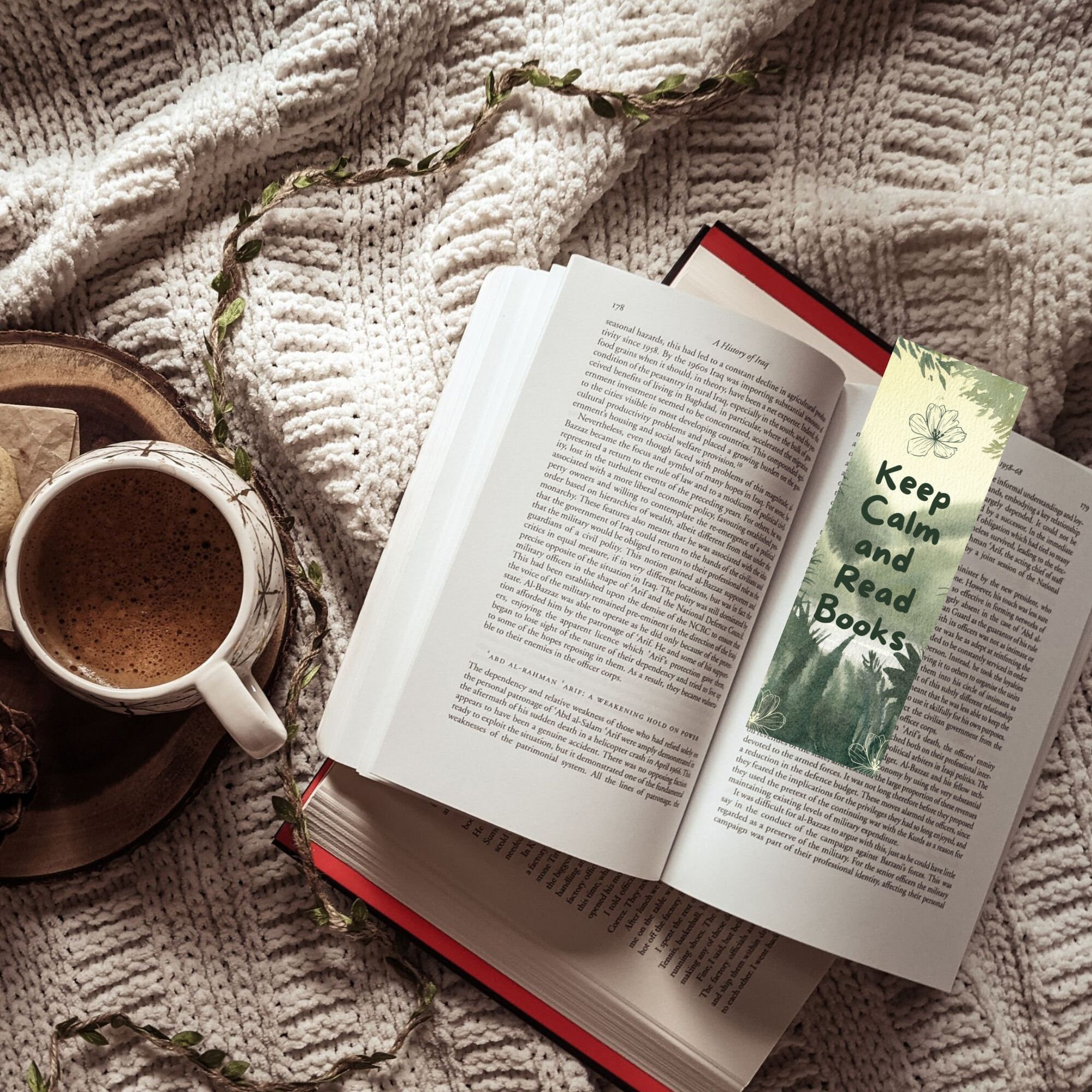 Stacked Books Printable Bookmarks for Book Lovers, Just One More ...