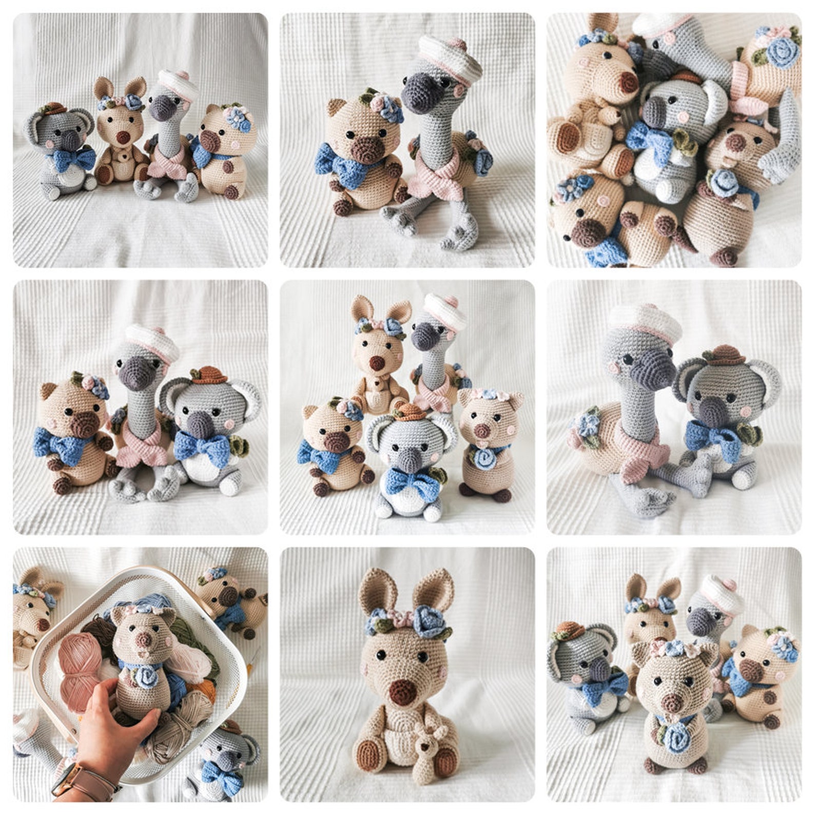 Aussie Heroes: the Family Pattern Bundle 5 Patterns DIGITAL - Etsy