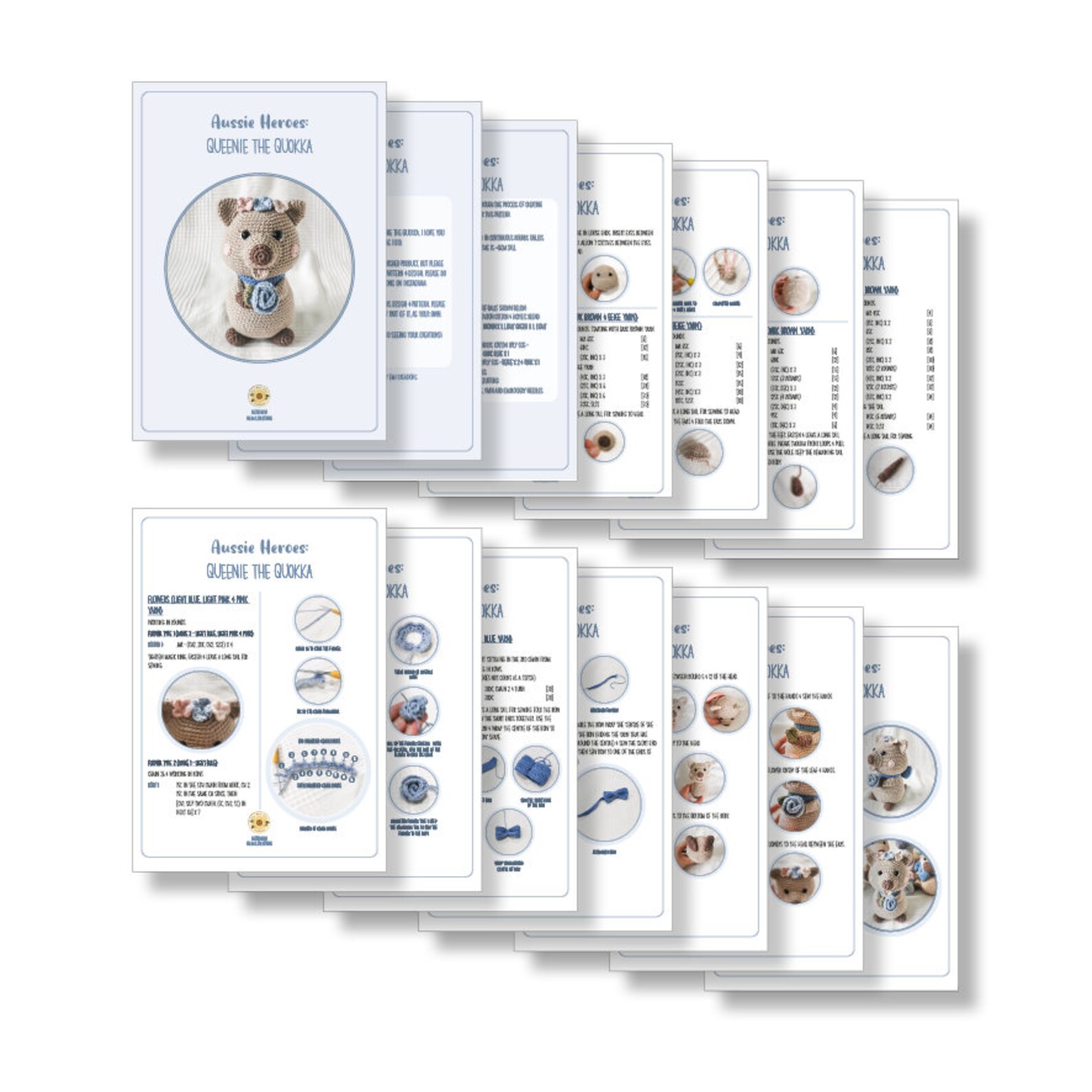 Aussie Heroes: the Family Pattern Bundle 5 Patterns DIGITAL - Etsy