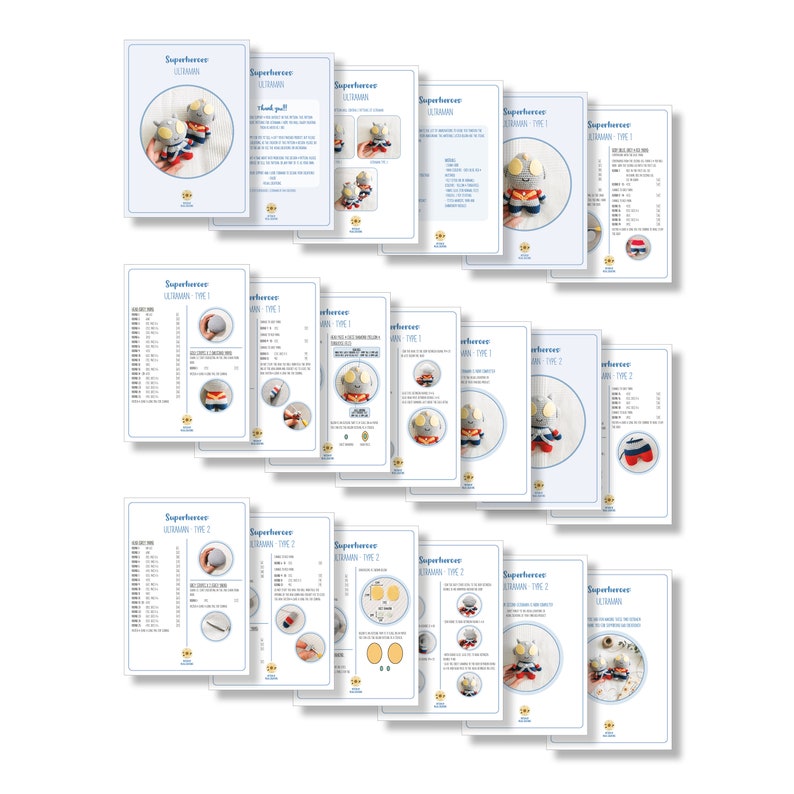 Superheroes: Ultraman [2-in-1 Pattern Bundle] [DIGITAL PATTERN Only ...