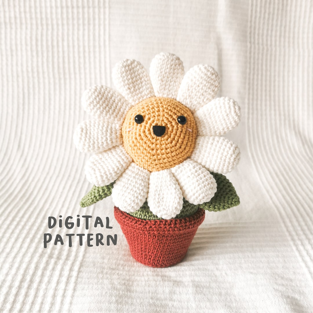 Plant Heads: Didi the Daisy [DIGITAL PATTERN Only][downloadable File ...