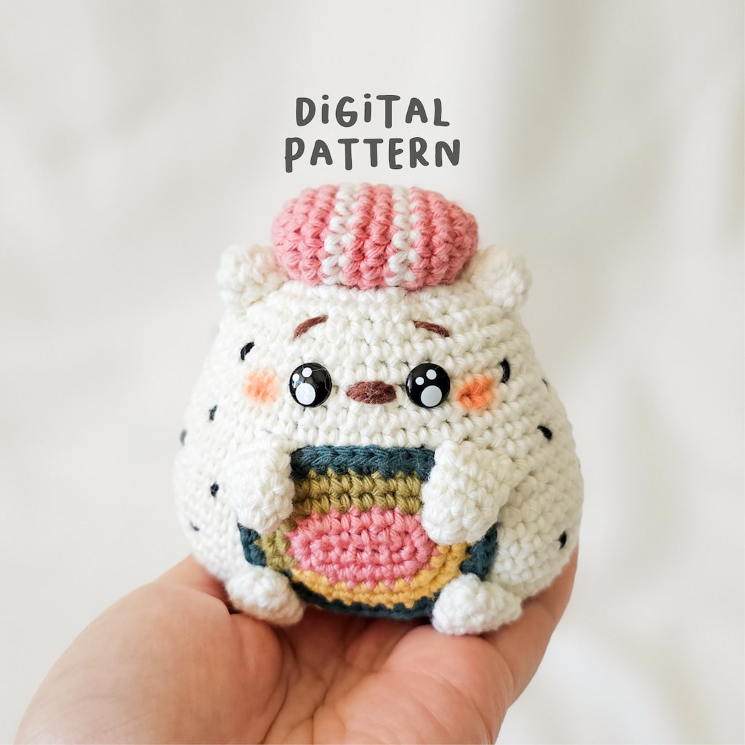 Kawaii Yummies: Uramaki Sushi Bear [DIGITAL PATTERN ONLY] [downloadable ...