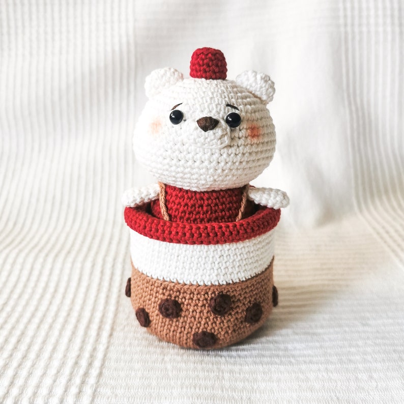 Kawaii Yummies: Boba the Bear DIGITAL PATTERN ONLY - Etsy