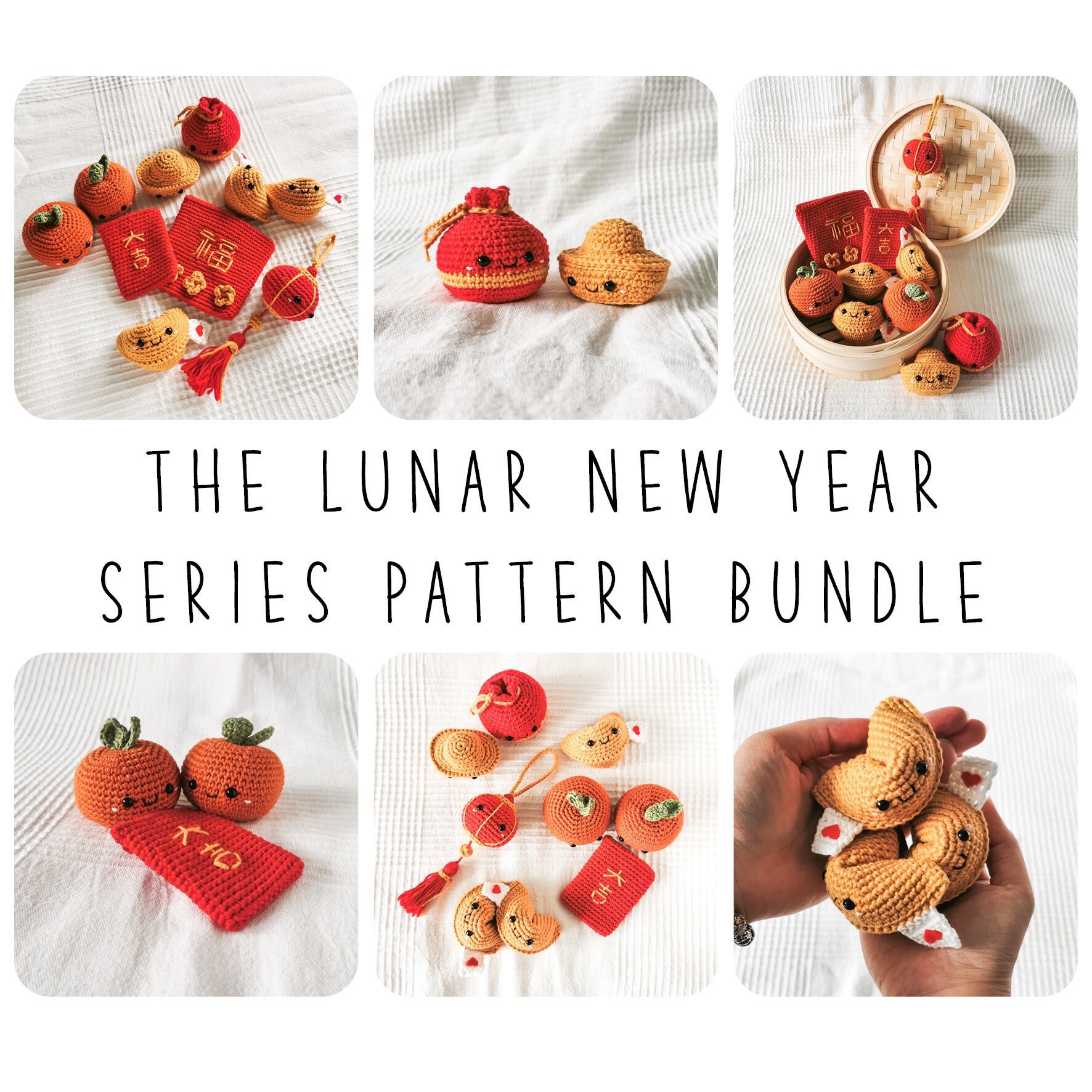 The Lunar New Year Series: Pattern Bundle 6 Patterns | Etsy