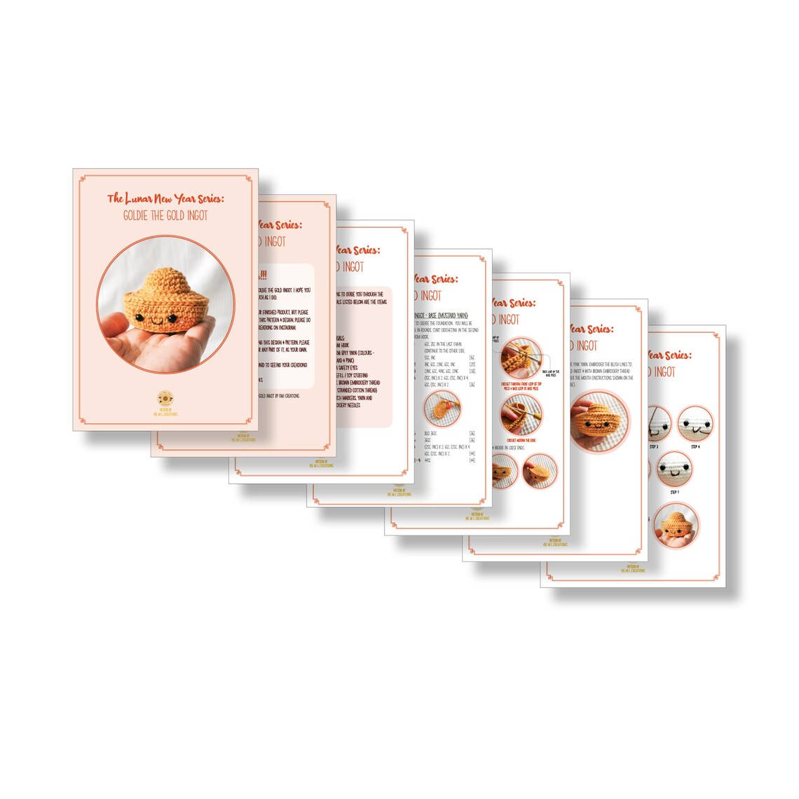 The Lunar New Year Series: Pattern Bundle 6 Patterns - Etsy