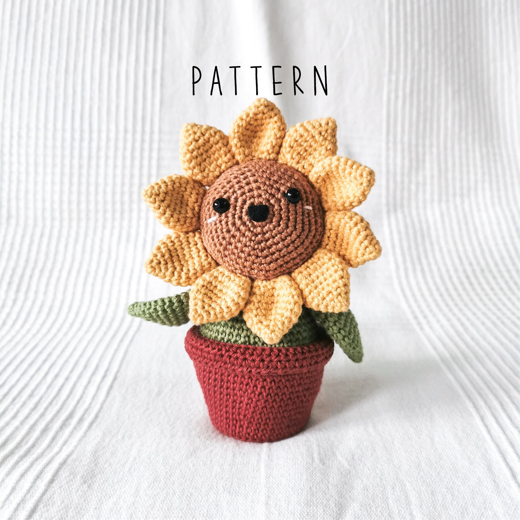 Plant Heads: Sunny the Sunflower DIGITAL PATTERN ONLY - Etsy