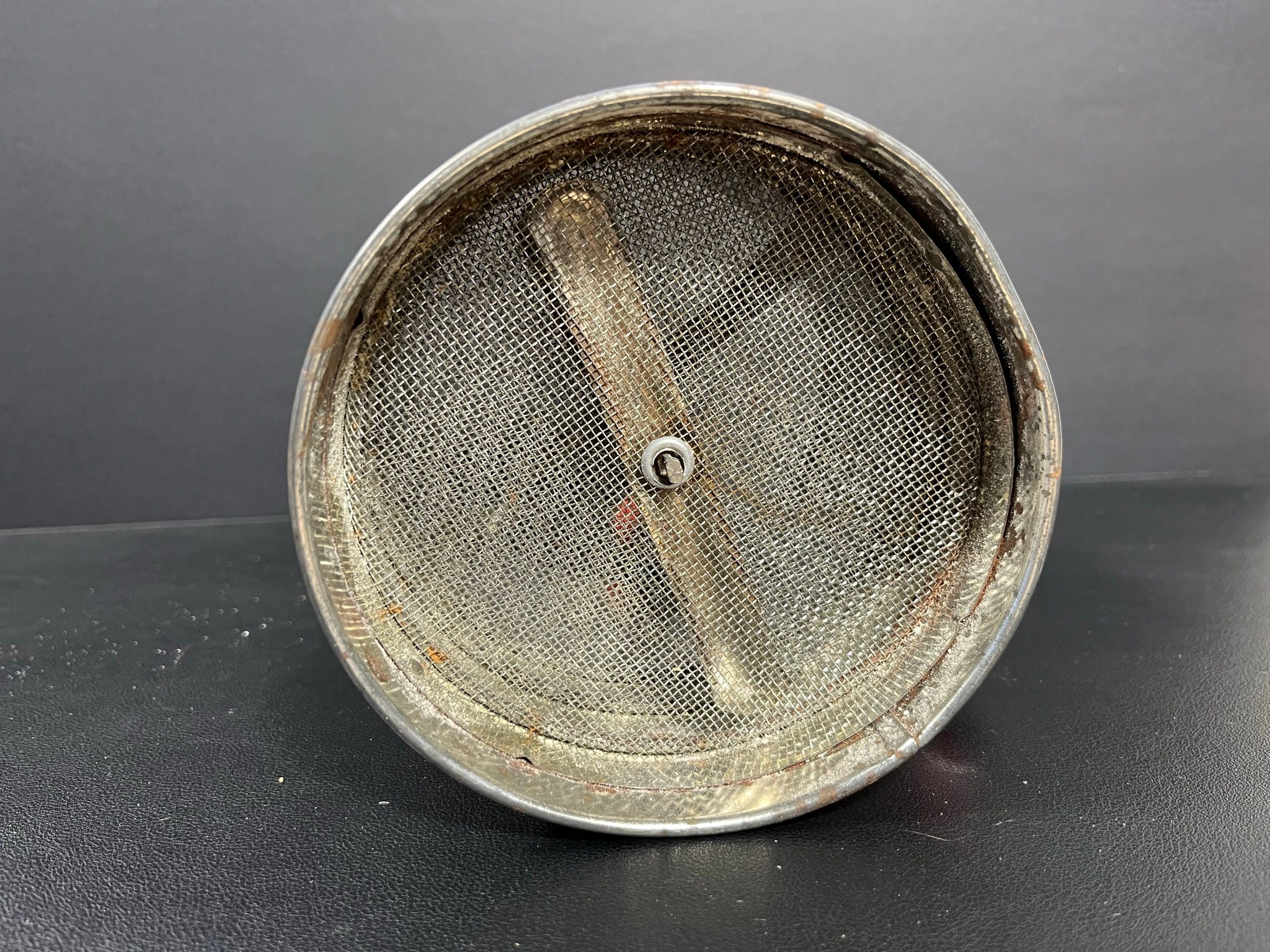 Vintage Androck Flour Sifter With Floral Design Triple Sifter Made in ...