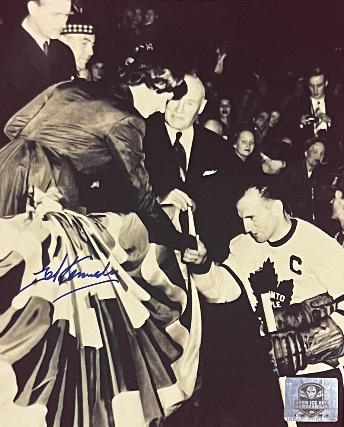 TED KENNEDY JUBILEE Toronto Maple Leafs Signed 8X10 Coa - Etsy