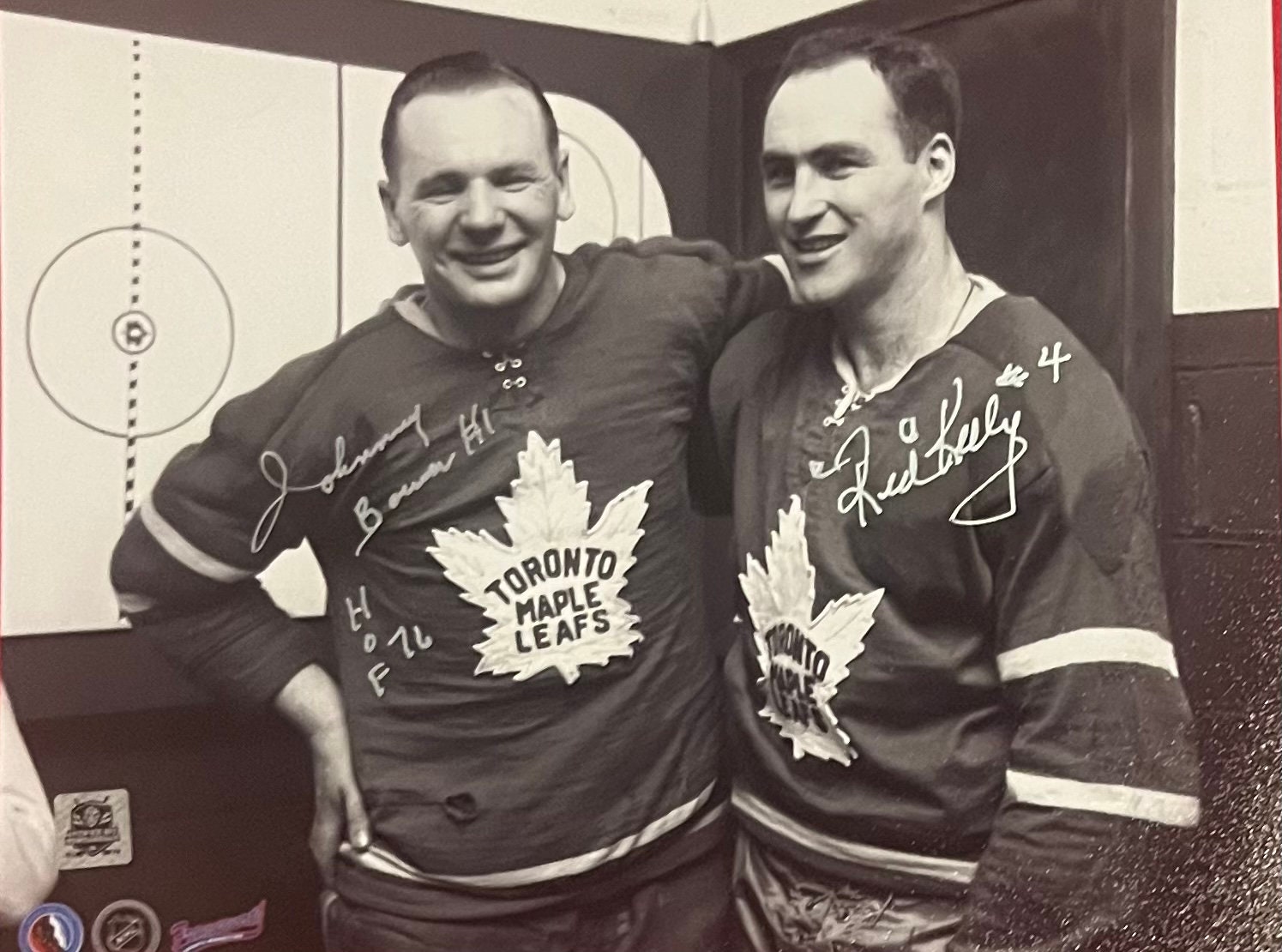 Johnny Bower Red Kelly Toronto Maple Leafs Signed Maple Leafs 8x10 - Etsy