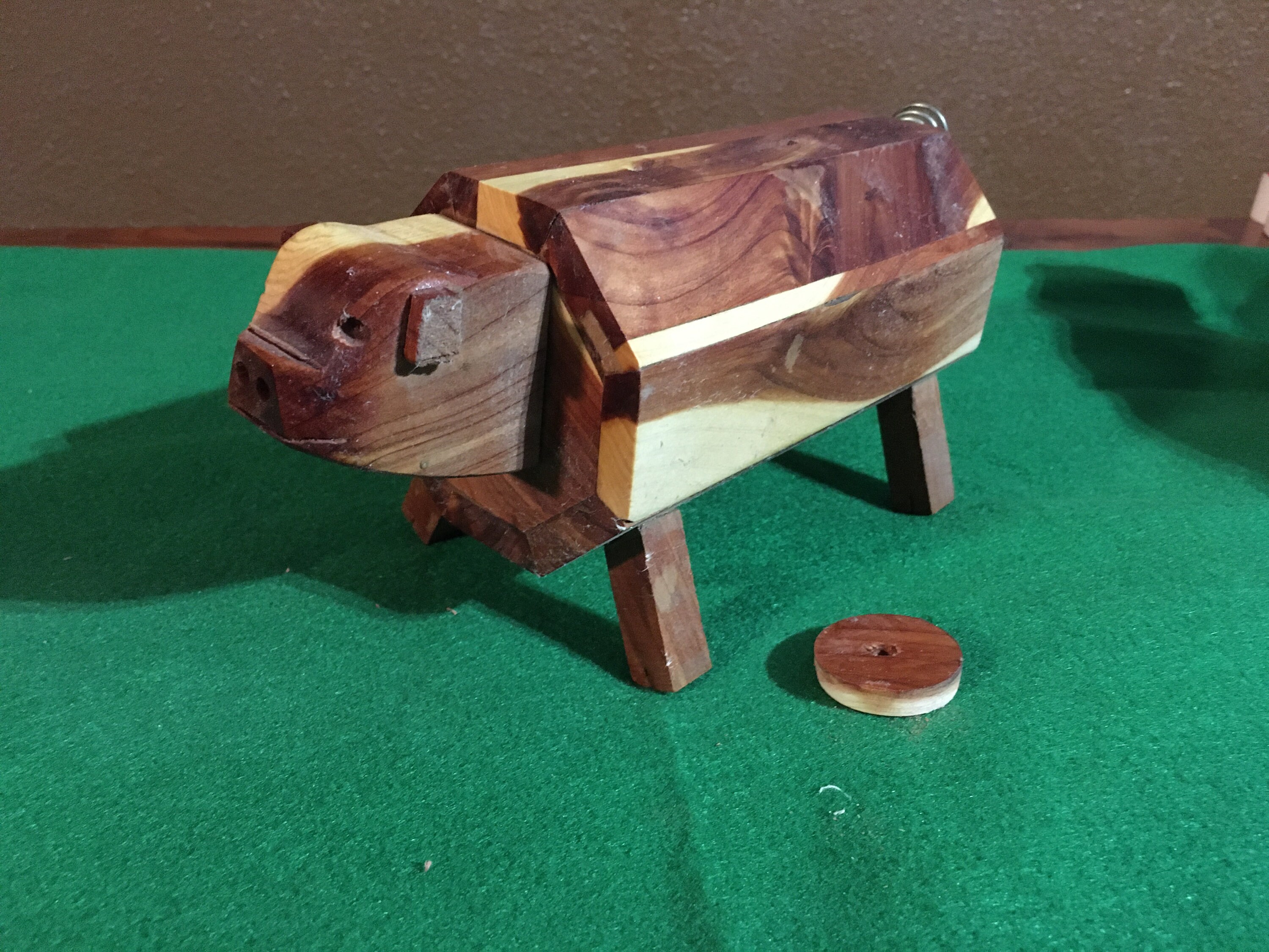 Cedar Piggy Bank - Etsy