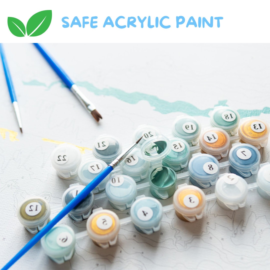 Paint by Numbers Vibrant Flowers Vase Vibrant Colorful House Plants ...