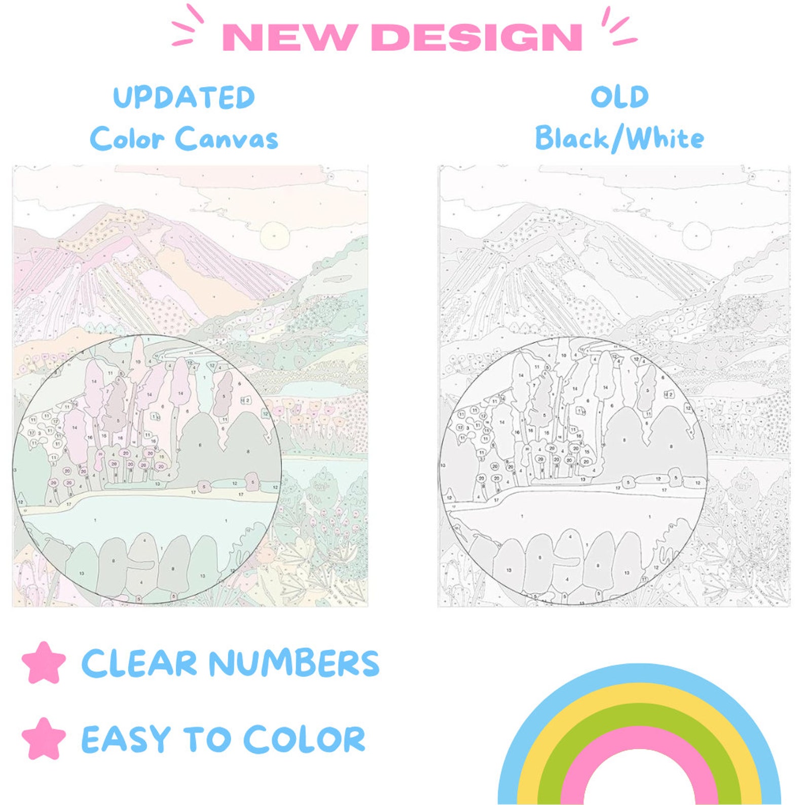 Paint by Numbers Vibrant Flowers Vase Vibrant Colorful House Plants ...