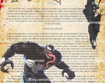 Symbiote Spider Man Poster - Etsy