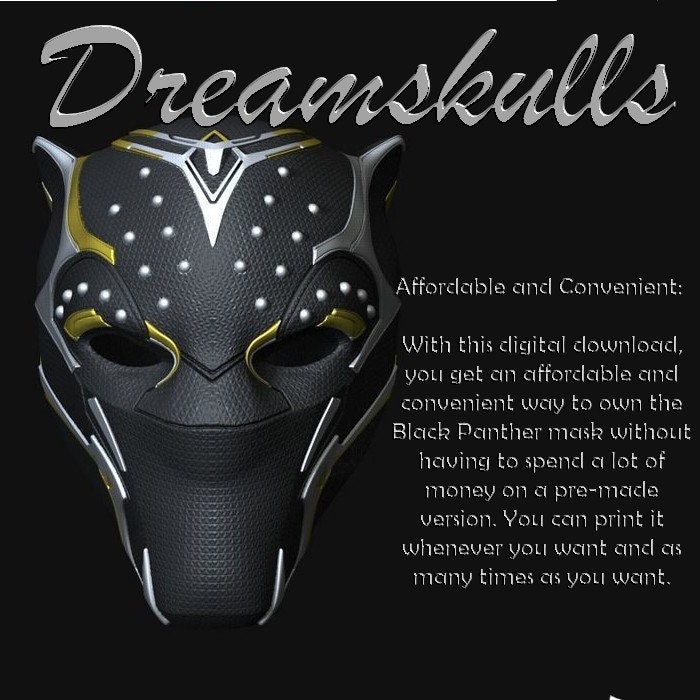 Shuri Black Panther Mask - Digital Download STL 3D Printing | Cosplay ...