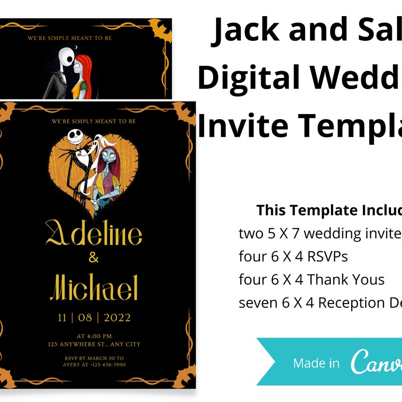 Tim Burton Wedding - Etsy