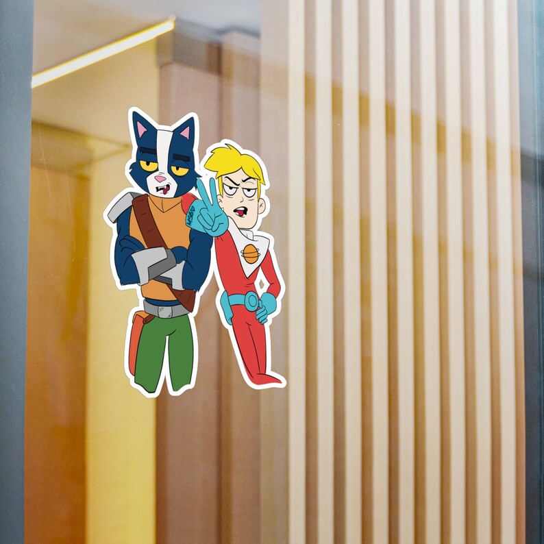Final Space Sticker | Gary and Avocato Kiss-cut Vinyl Decals - Etsy