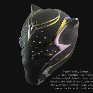 Shuri Black Panther Mask - Digital Download STL 3D Printing | Cosplay ...