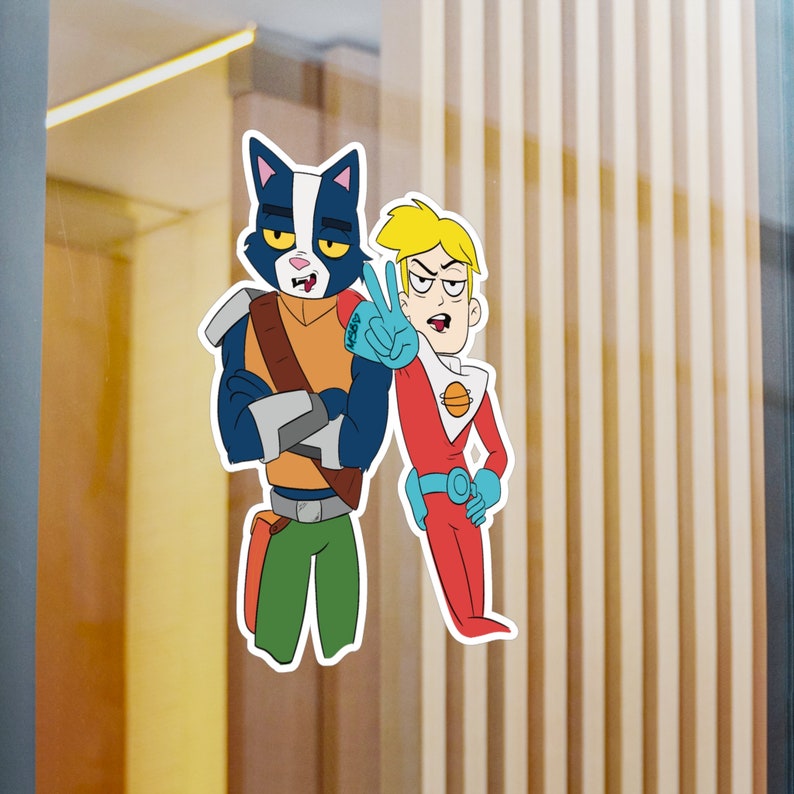 Final Space Sticker | Gary and Avocato Kiss-cut Vinyl Decals - Etsy