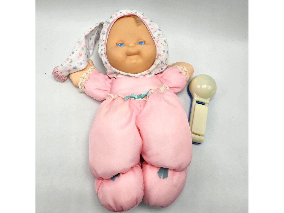 Fisher Price Puffalump Kids Pink Doll Sleepytime Baby Snuggle Plush ...