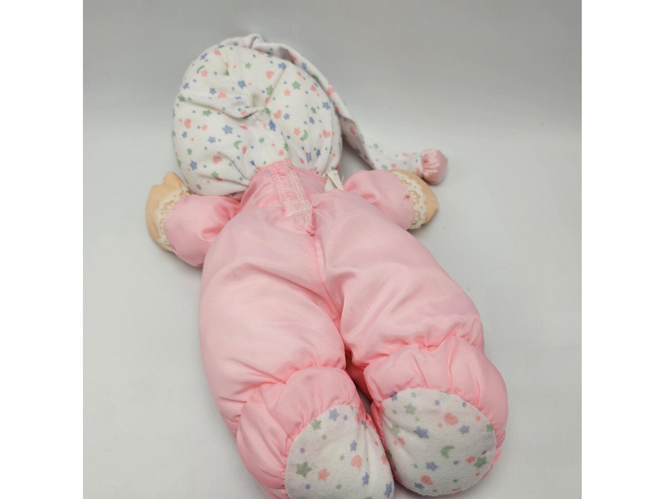Fisher Price Puffalump Kids Pink Doll Sleepytime Baby Snuggle Plush ...