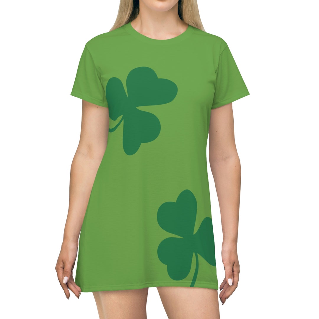Vestido de camiseta del día de San Patricio Trajes del día de San Paddy ...