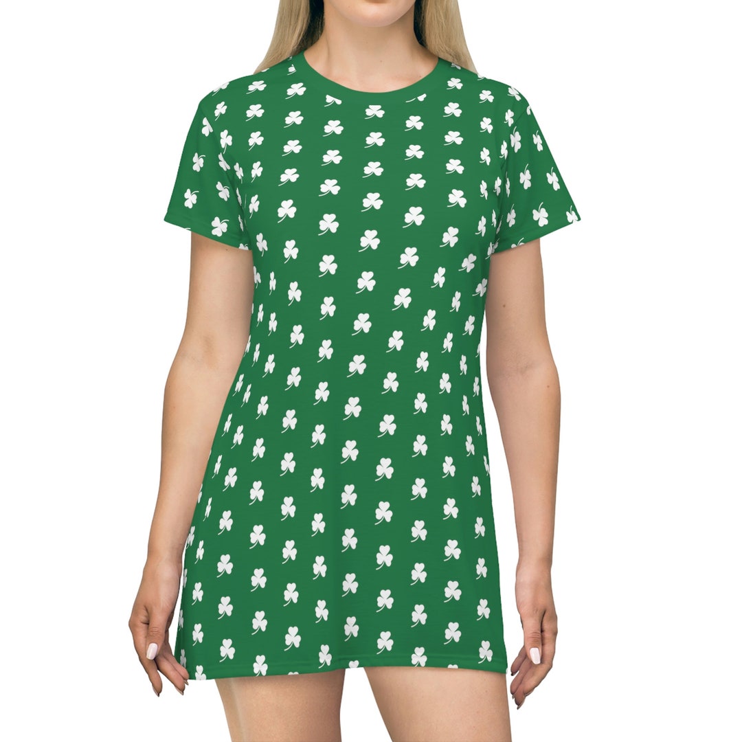 St Patrick's Day T-shirt Dress St Paddy's Day - Etsy