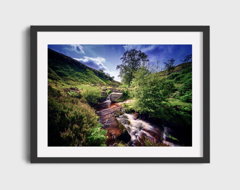The Bronte Bridge, Haworth Moor, Photographic Print, Photo Art Print ...