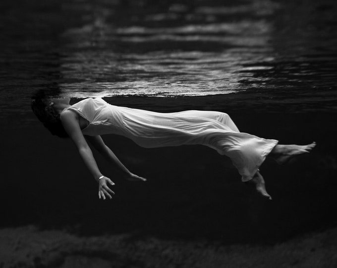 Floating Woman by Toni Frissell Art Print, Underwater Photography ...