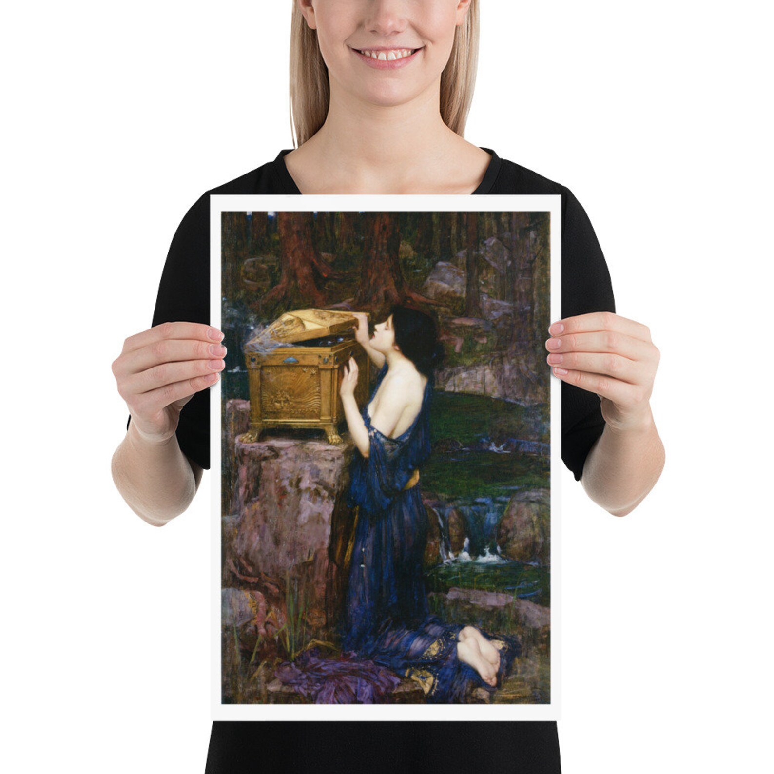 Pandora by John William Waterhouse 1896. Wall Decor Art Poster - Etsy
