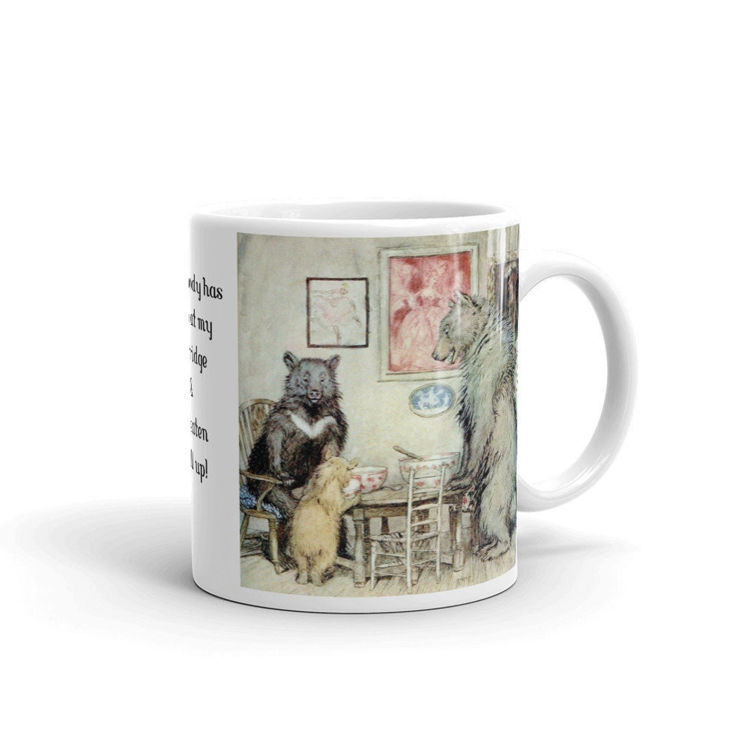 Goldilocks and the Three Bears Mug, Illustrated by Arthur Rackham ...