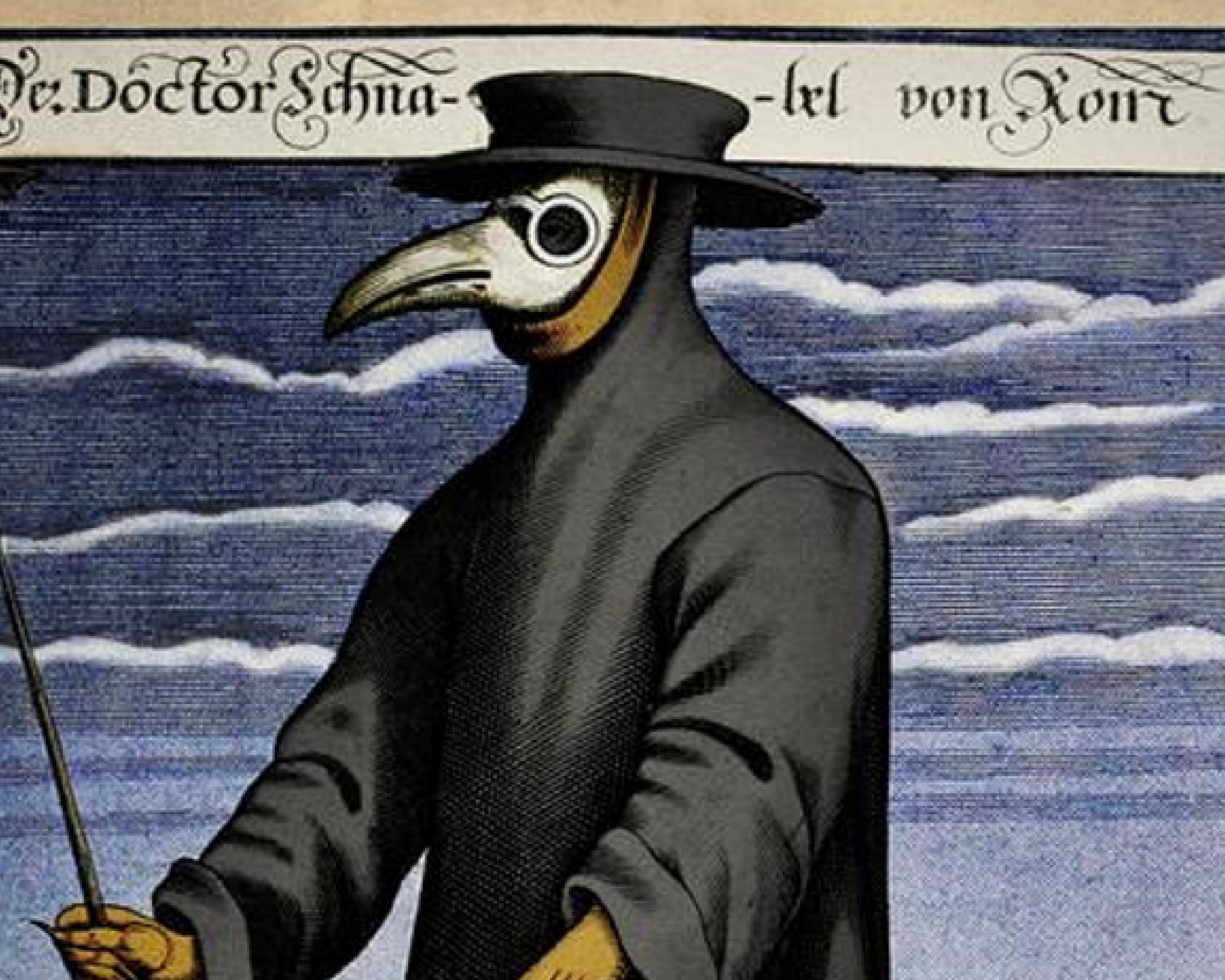 Doctor Schnabel dr Beak a Plague Doctor in Rome Published - Etsy