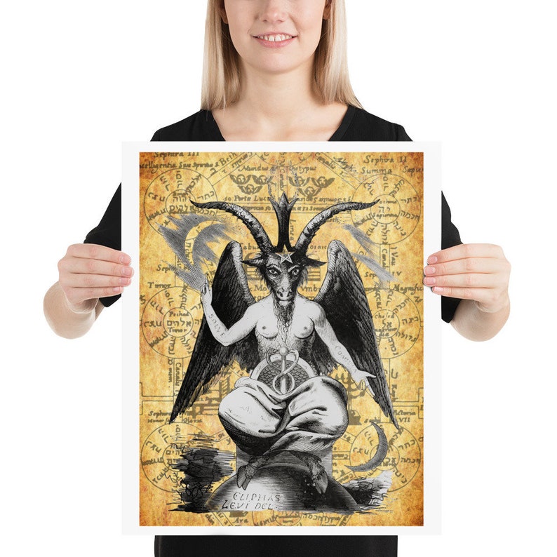 Baphomet by Éliphas Lévi Upon the Qabalistic Tree of Life. - Etsy