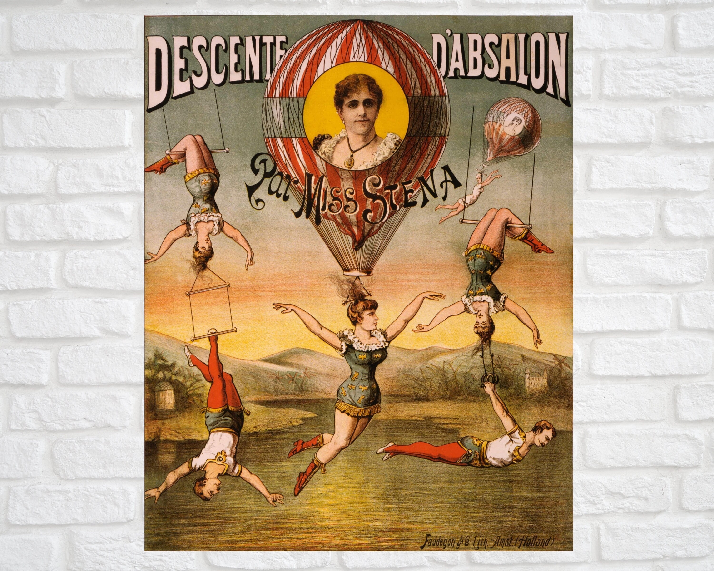 Circus Poster Trapeze