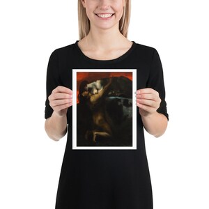 The Kiss of the Sphinx by Franz Von Stuck 1895. Dark Academia Wall ...