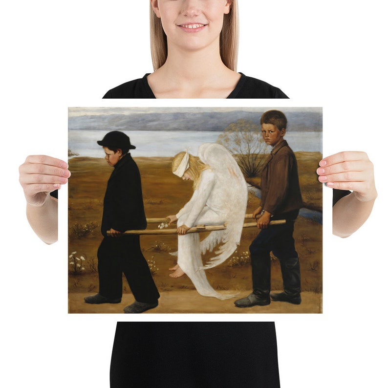 The Wounded Angel 1903 by Hugo Simberg. Home Wall Decor Art - Etsy