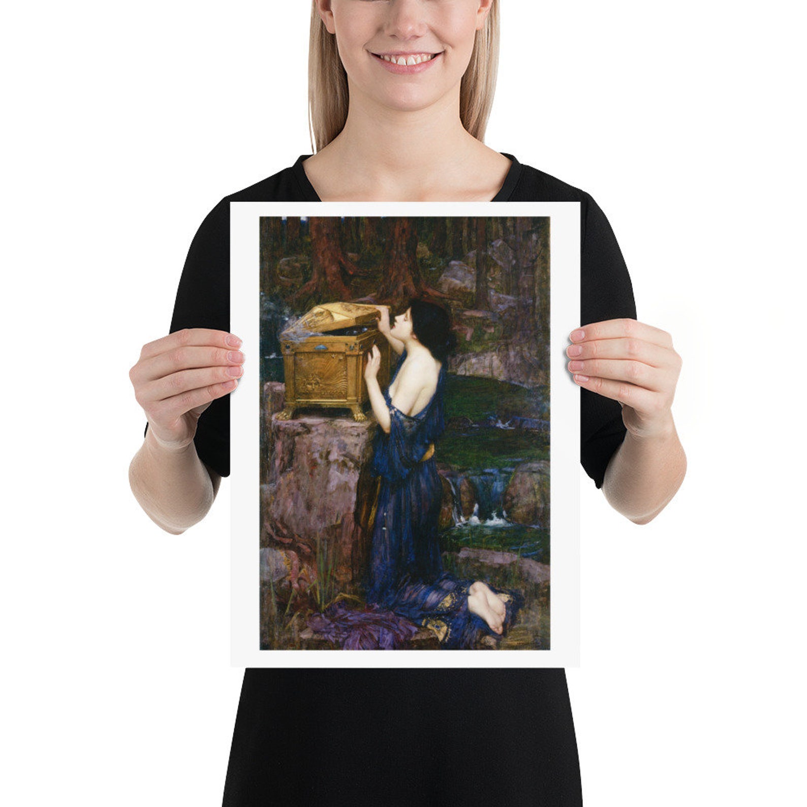 Pandora by John William Waterhouse 1896. Wall Decor Art Poster - Etsy