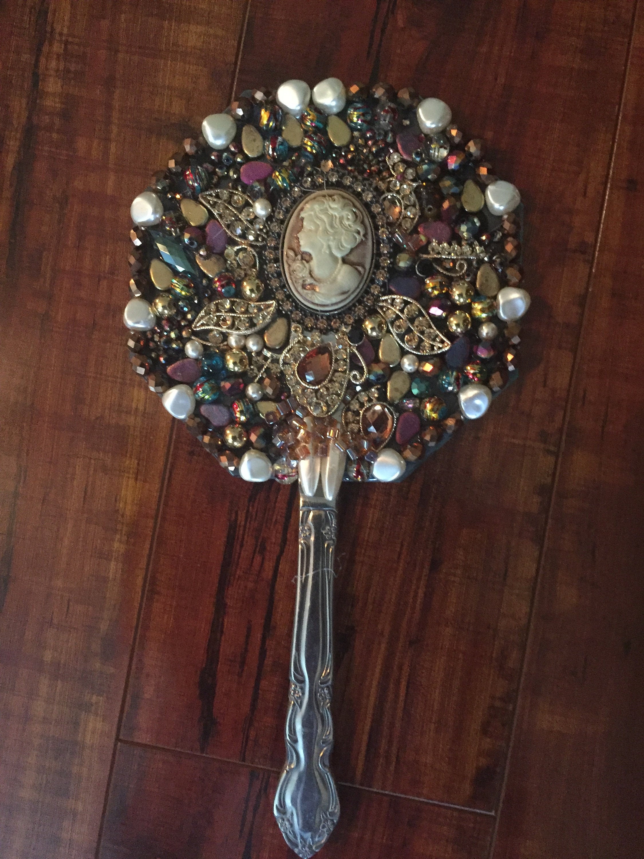 Beaded Hand Mirrors - Etsy