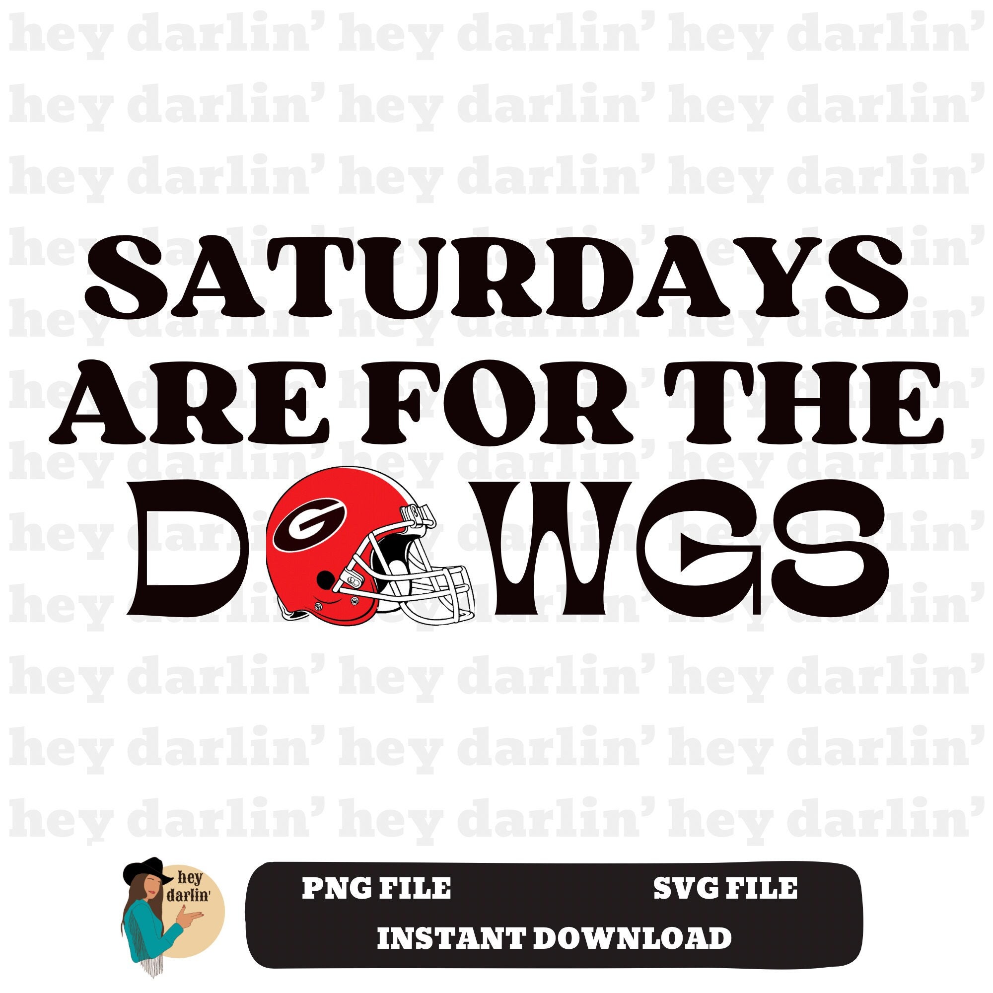 Georgia Bulldogs Football PNG SVG, Saturdays Are for the Dawgs, Gameday ...