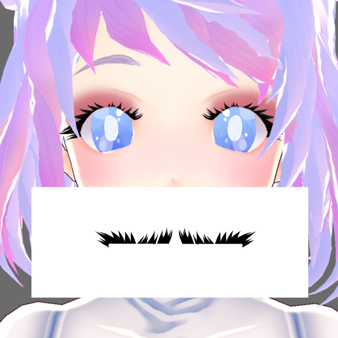 Vroid Lashes Texture - Etsy Australia